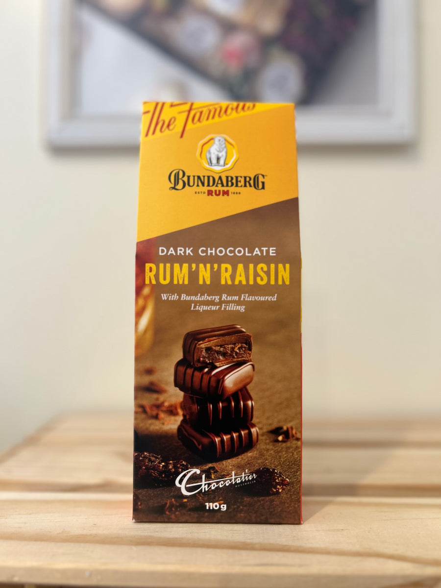 Bundaberg Rum'N'Raisin dark chocolate – Cheese Celebration