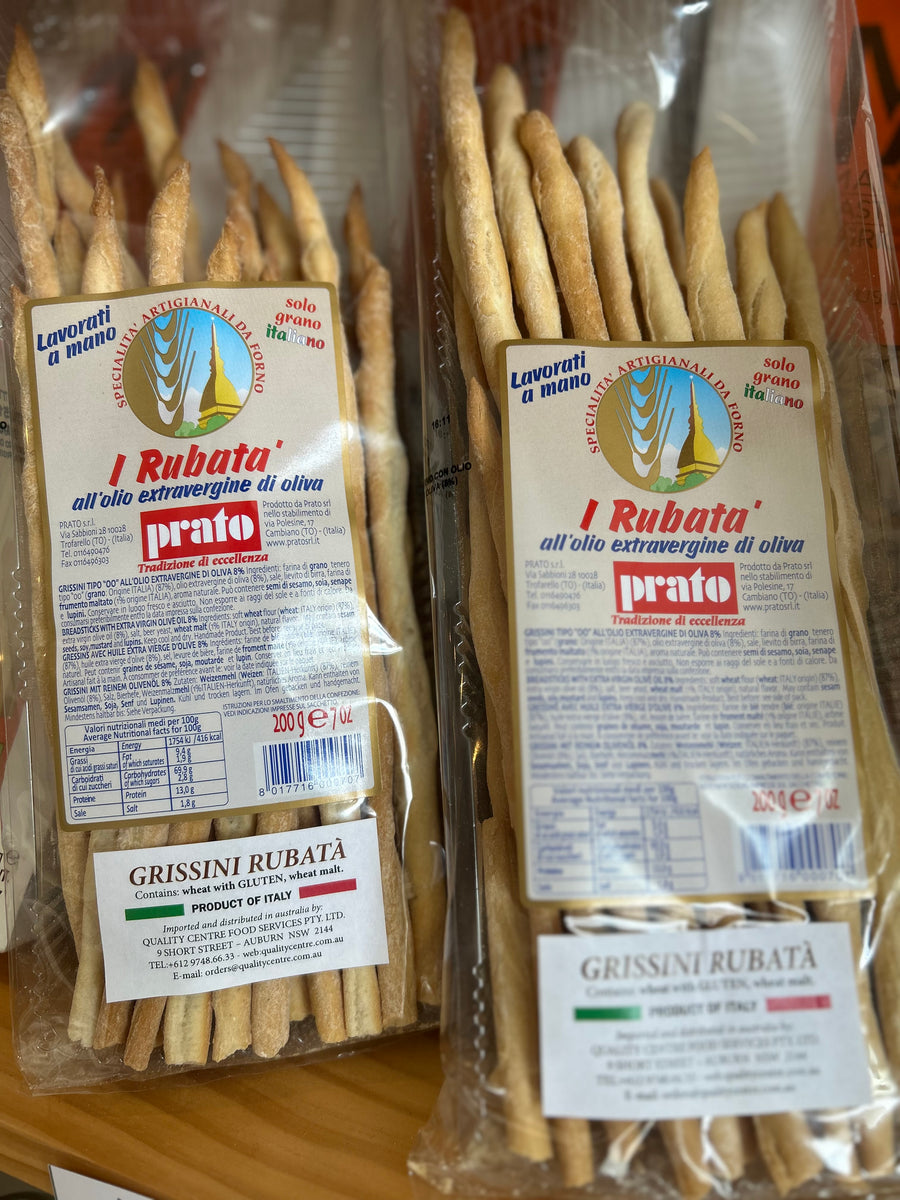 Prato Rubata Grissini with Extra Virgin Olive Oil 200g | Cheese Celebration