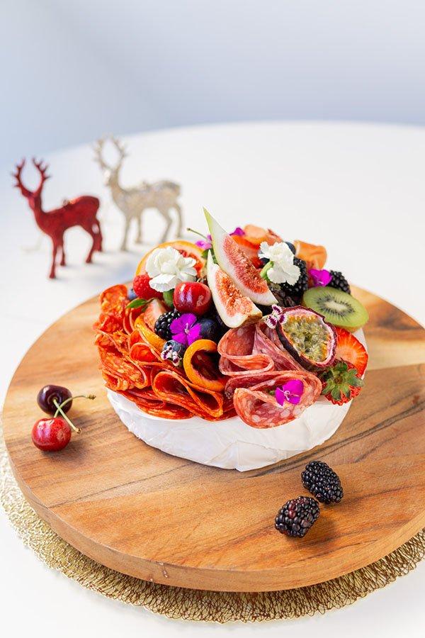 Festive Creamy Brie Cheese Cake | Cheese Celebration